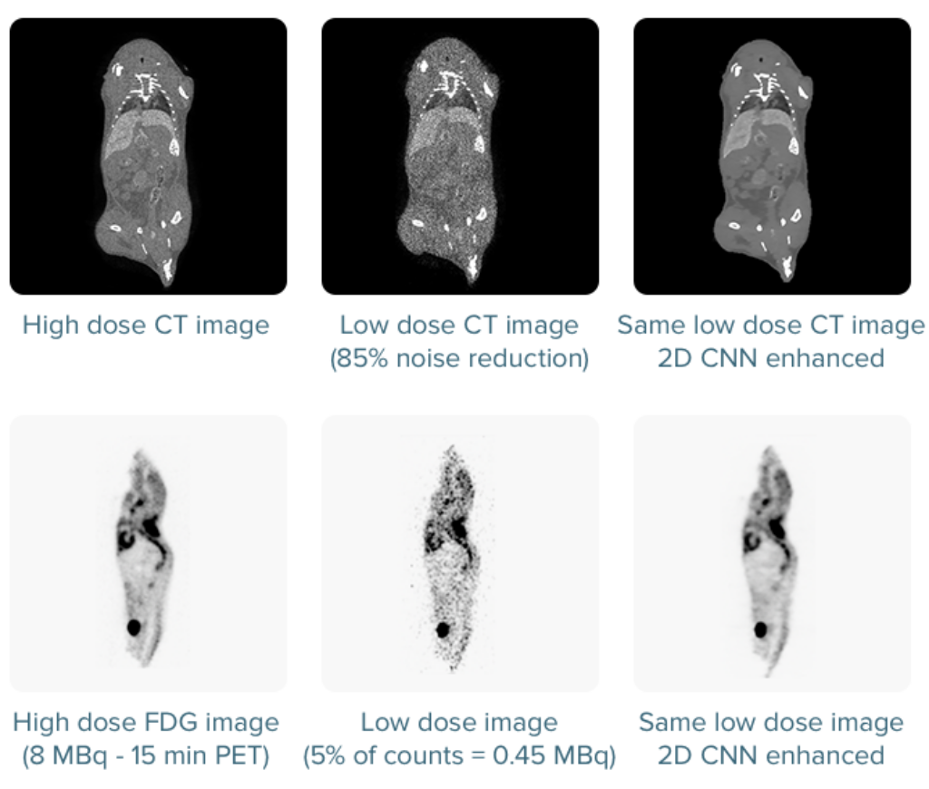 Dose Reduction and Image Enhancement in Preclinical Mouse Imaging using ...