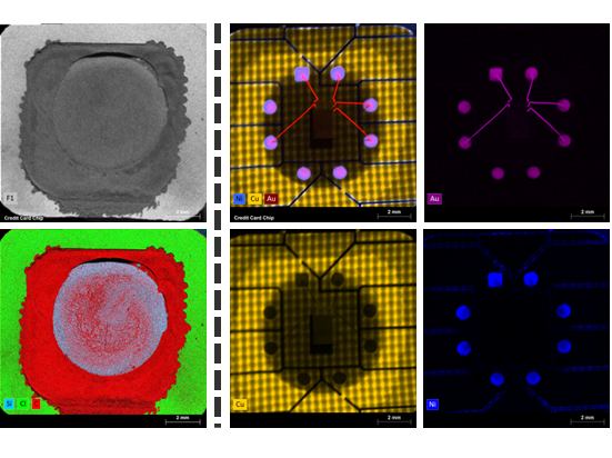 Exploring the Elemental Information in Credit Card Chips without Sample ...