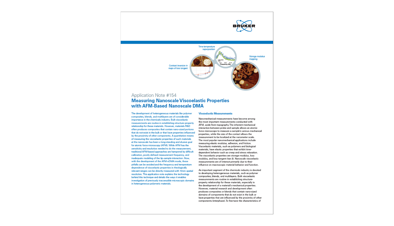 Application Note: Measuring Nanoscale Viscoelastic Properties with AFM ...