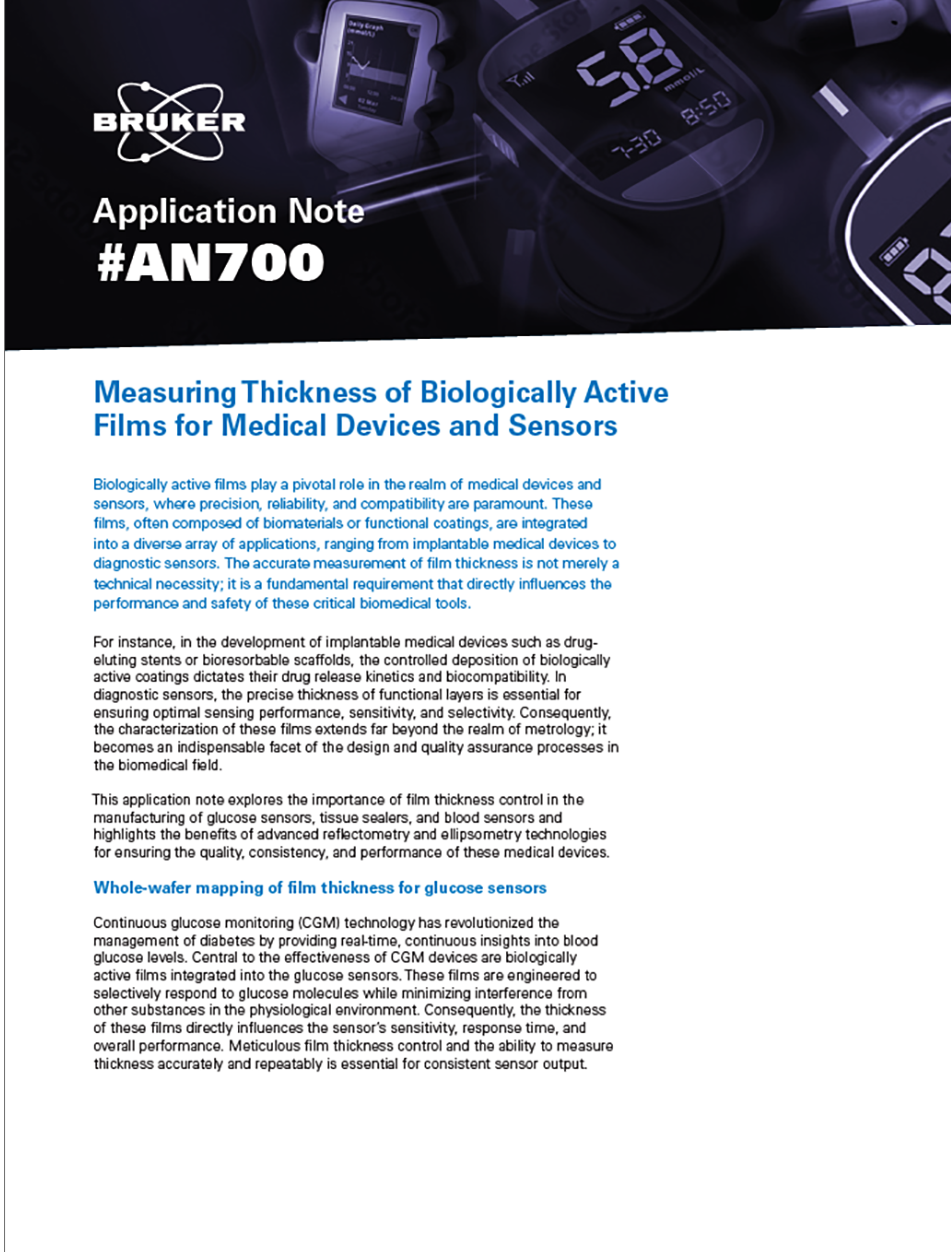 AN700 Measuring Thickness of Biologically Active Films for Medical ...