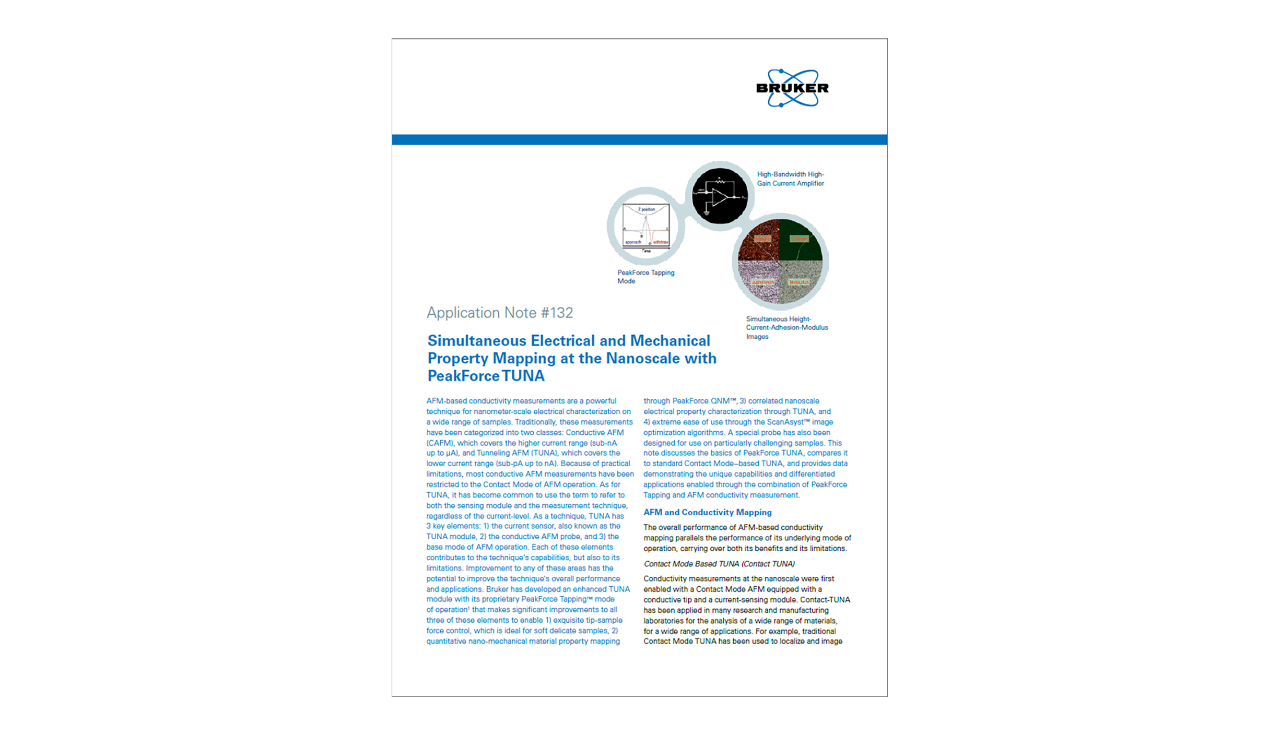Application Note: Simultaneous Electrical and Mechanical Property ...