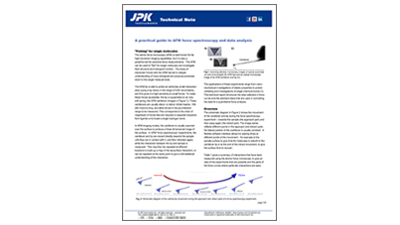Free PDF: A Practical Guide to AFM Force Spectroscopy and Data Analysis | Bruker