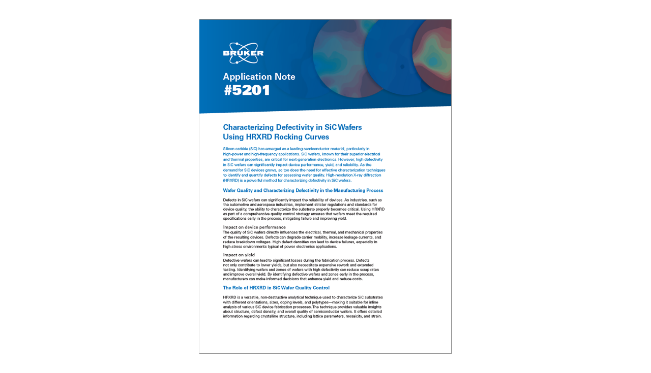 Application Note: Characterizing Defectivity in SiC Wafers Using HRXRD ...