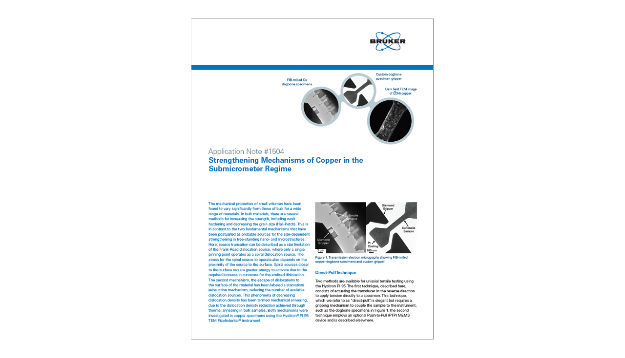 Application Note: Strengthening Mechanisms of Copper in the ...