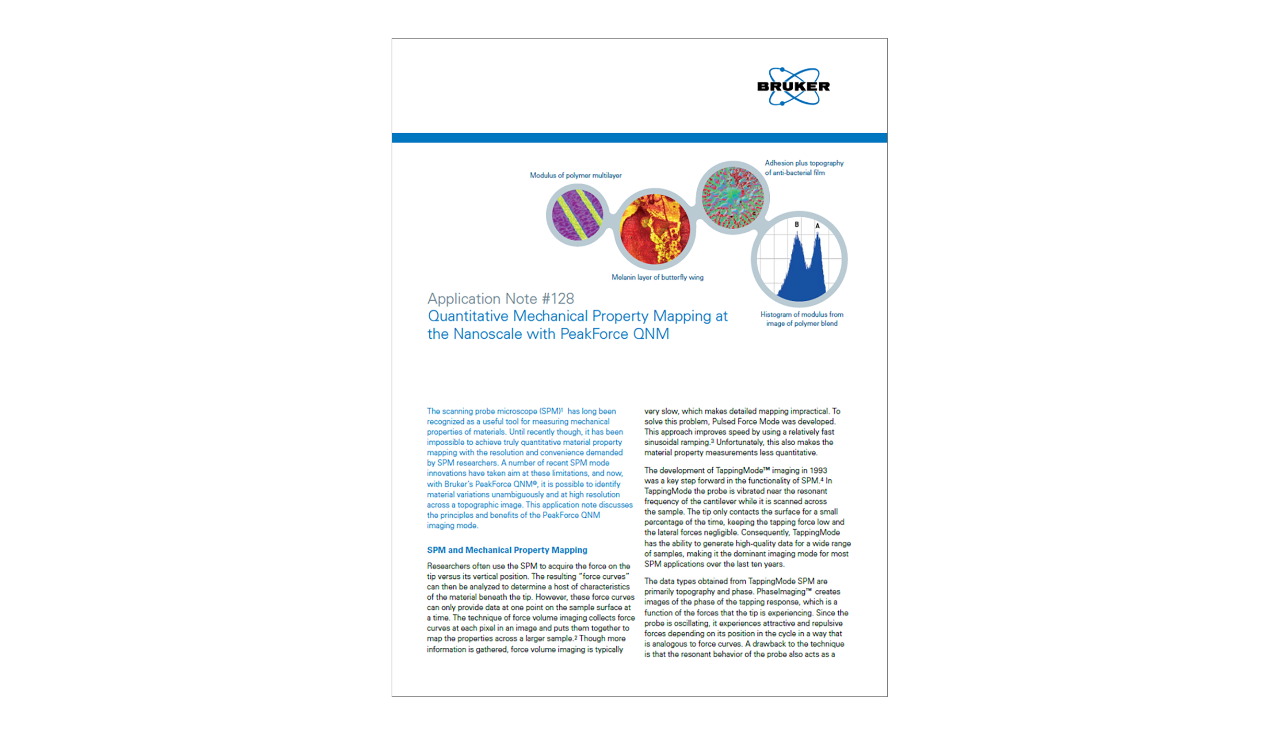Quantitative Mechanical Property Mapping at the Nanoscale with ...