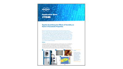 Application Note: Rapidly Quantifying the Effects of Humidity on Nylon ...