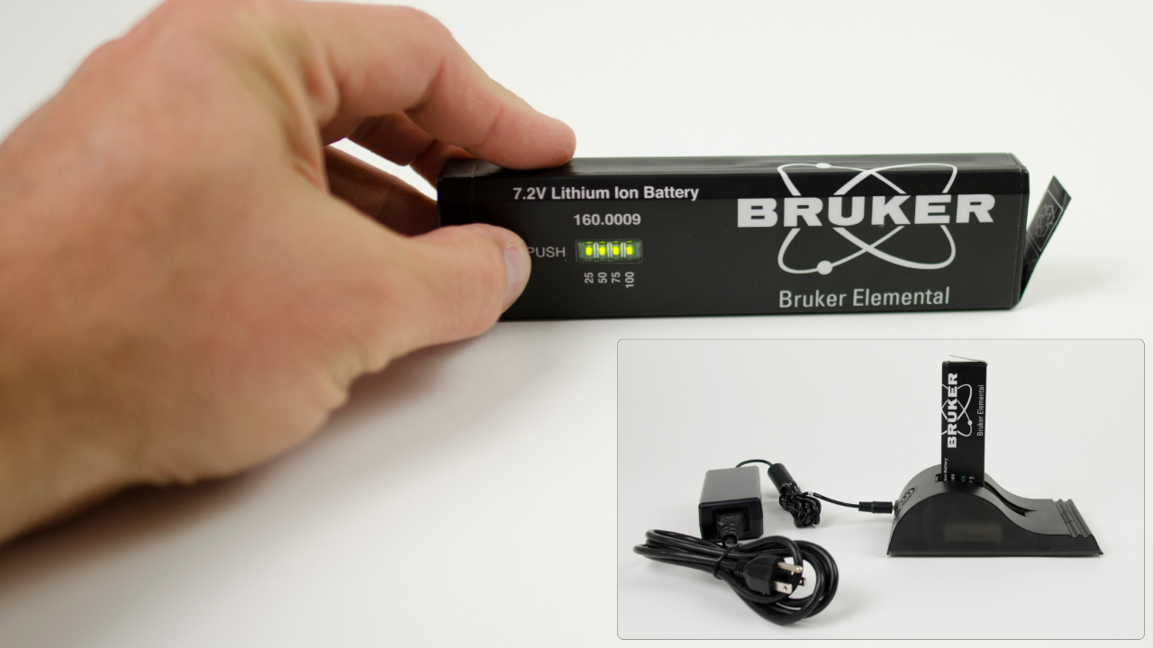 Batteries for Handheld & Portable XRF Analyzers | Bruker