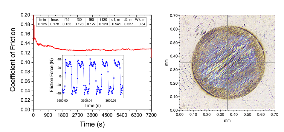 Simulating the Friction of Lubricants and Materials with a High ...
