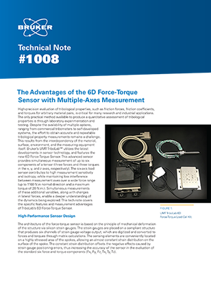 TN1008 The Advantages of the 6D Force-Torque Sensor with Multiple-Axes ...